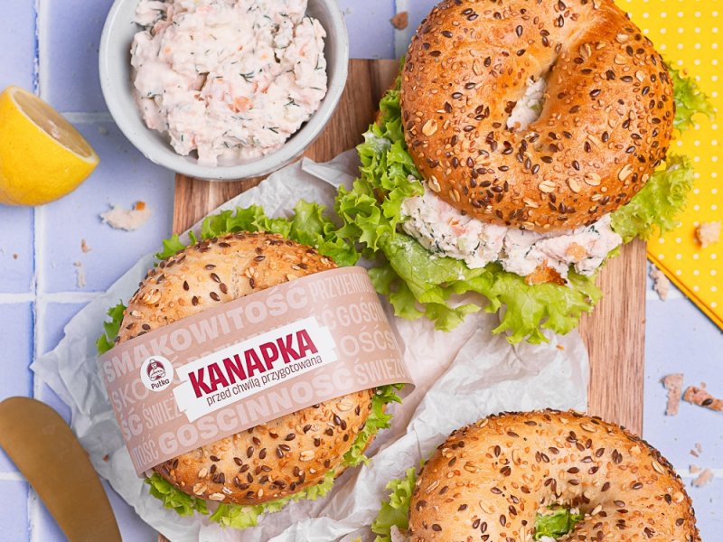 BAJGIEL Z PASTĄ Z ŁOSOSIA